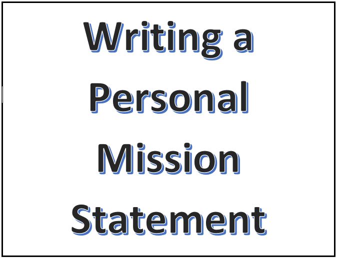 #14.0 Writing a Personal Mission Statement - Ty Buckmaster